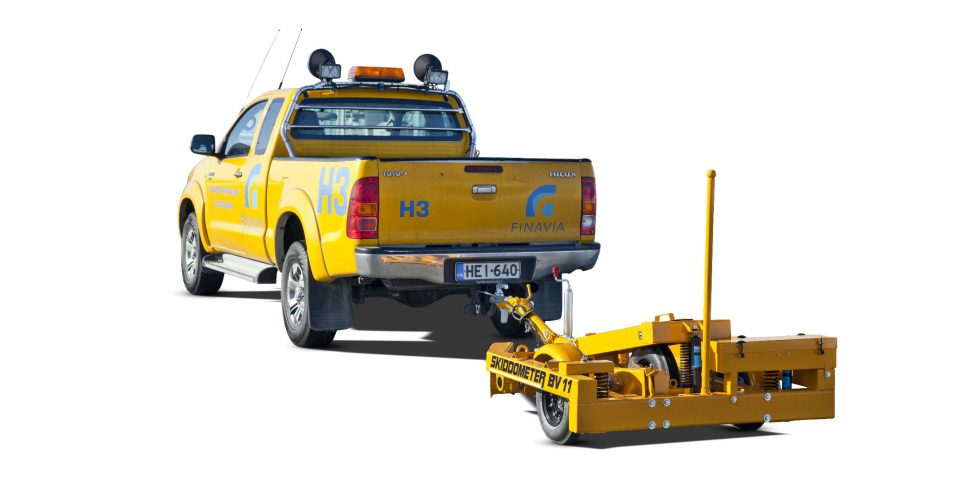 Airport runway friction tester Skiddometer BV11 - Moventor